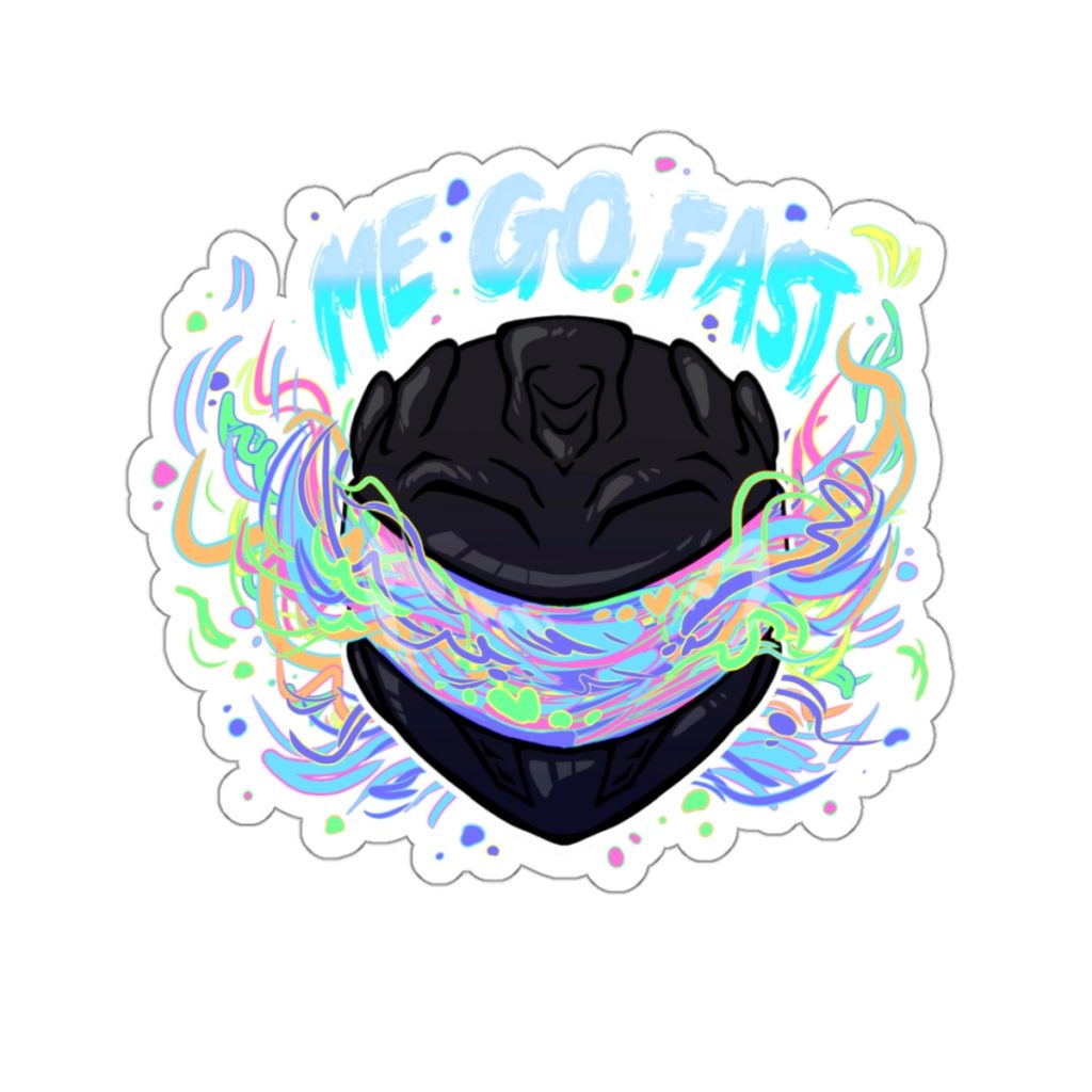ME GO FAST Sticker – ModcMoto